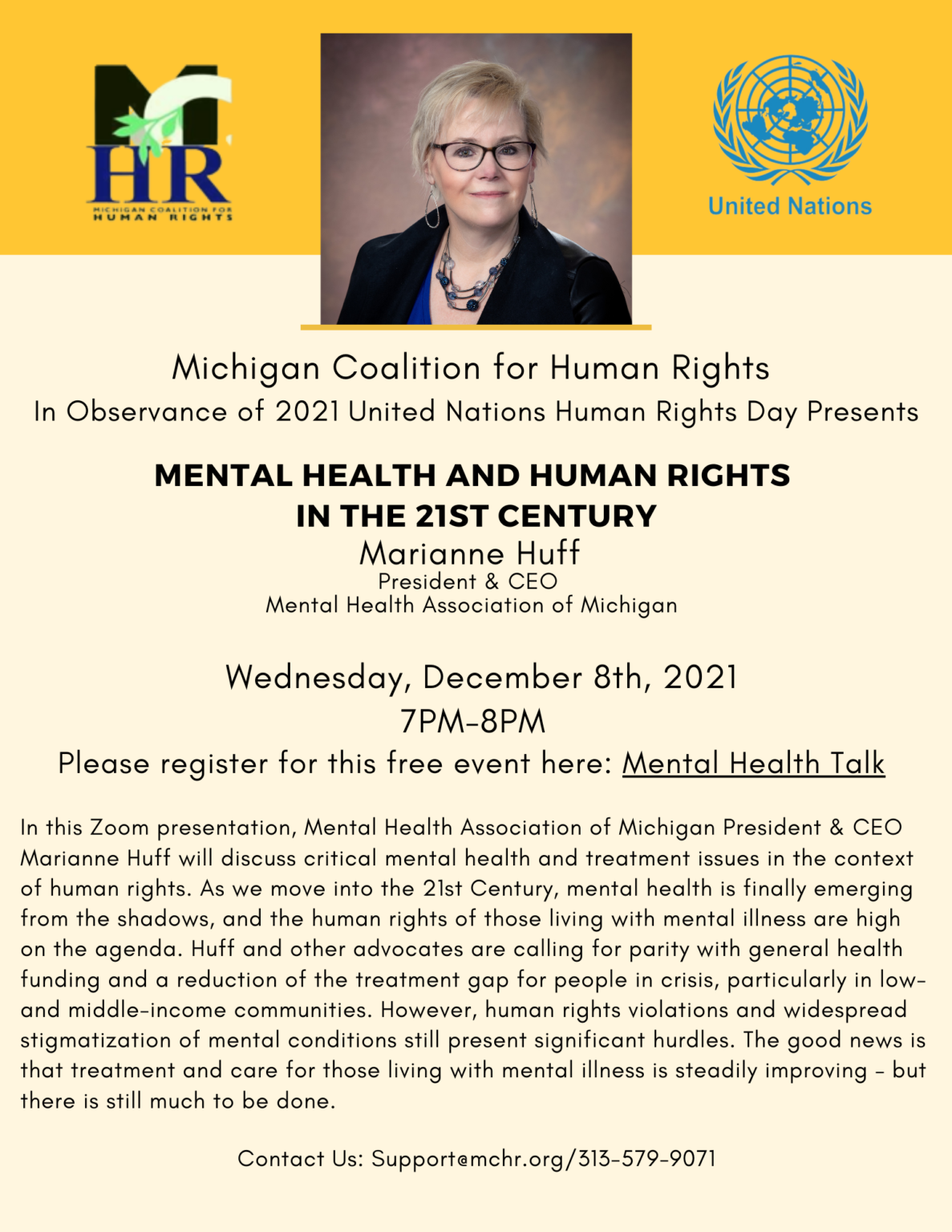 Human Rights and Mental Health in the 21st Century | Michigan Coalition ...
