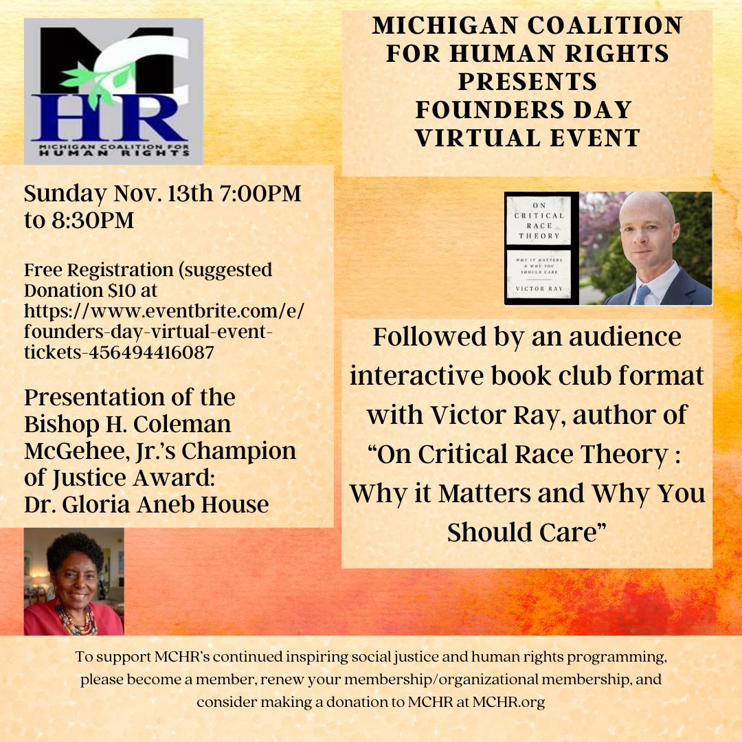 Victor Roy, Author of "On Critical Race Theory" is Guest Speaker for ...
